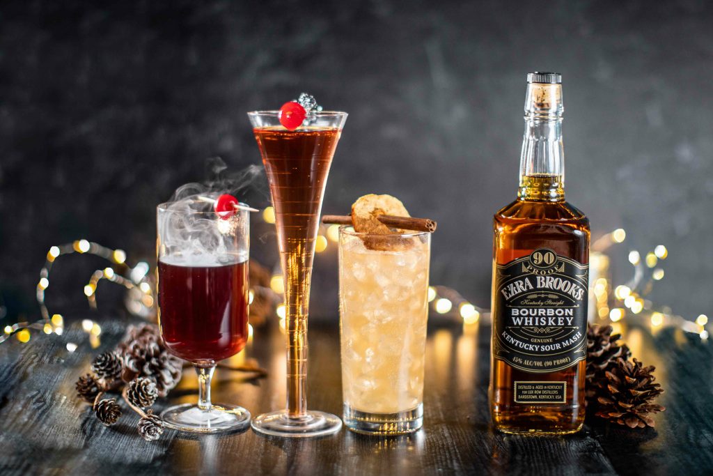 3 Bourbon Cocktails for Spreading Holiday Cheer - Ezra Brooks Bourbon